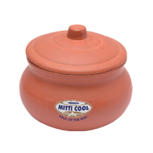 Earthen Clay Curd Pot with Cap | ECO Friendly Clay Products | Mitticool