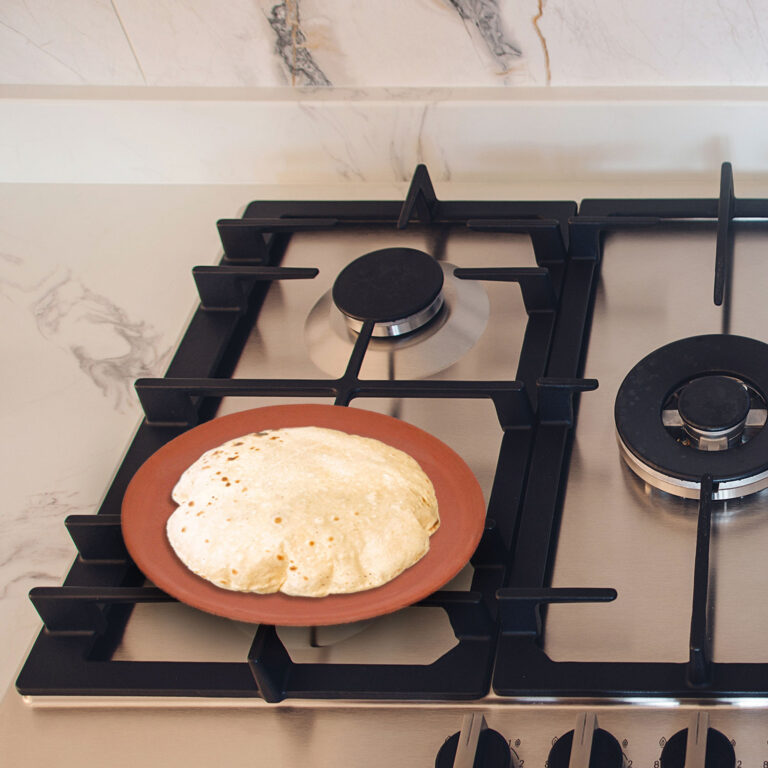 Clay Non-Stick Tawa (With Handle)(10 inch) – Mitticool