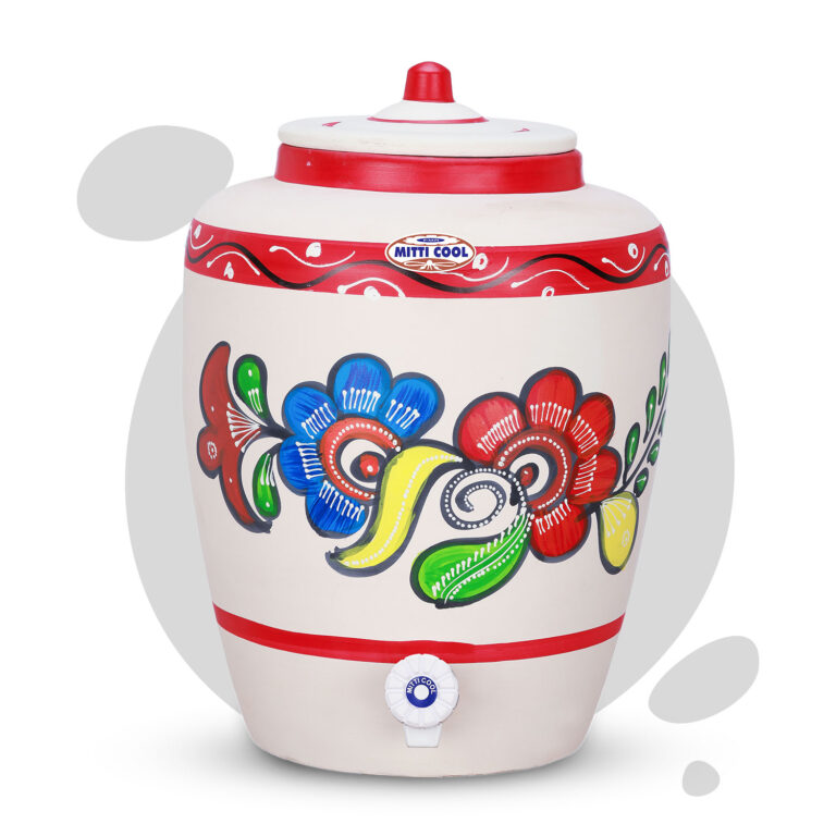 Clay Water Pot 6.5 Liters – Mitticool