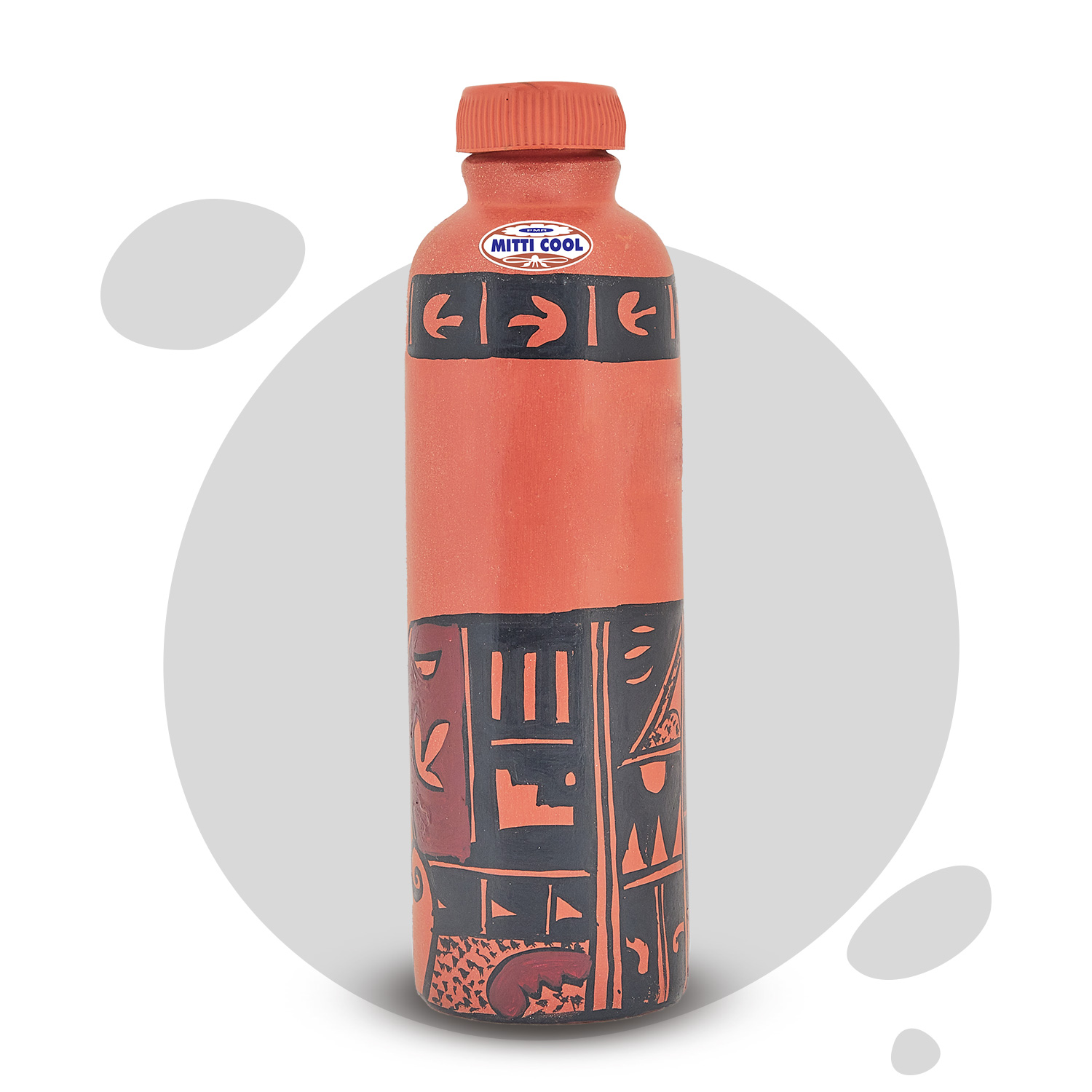 Clay Water Bottle 600 ml - Mitticool