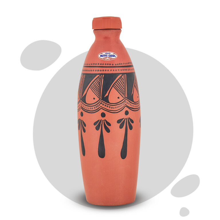 Clay Water Bottle 1 Litre – Mitticool
