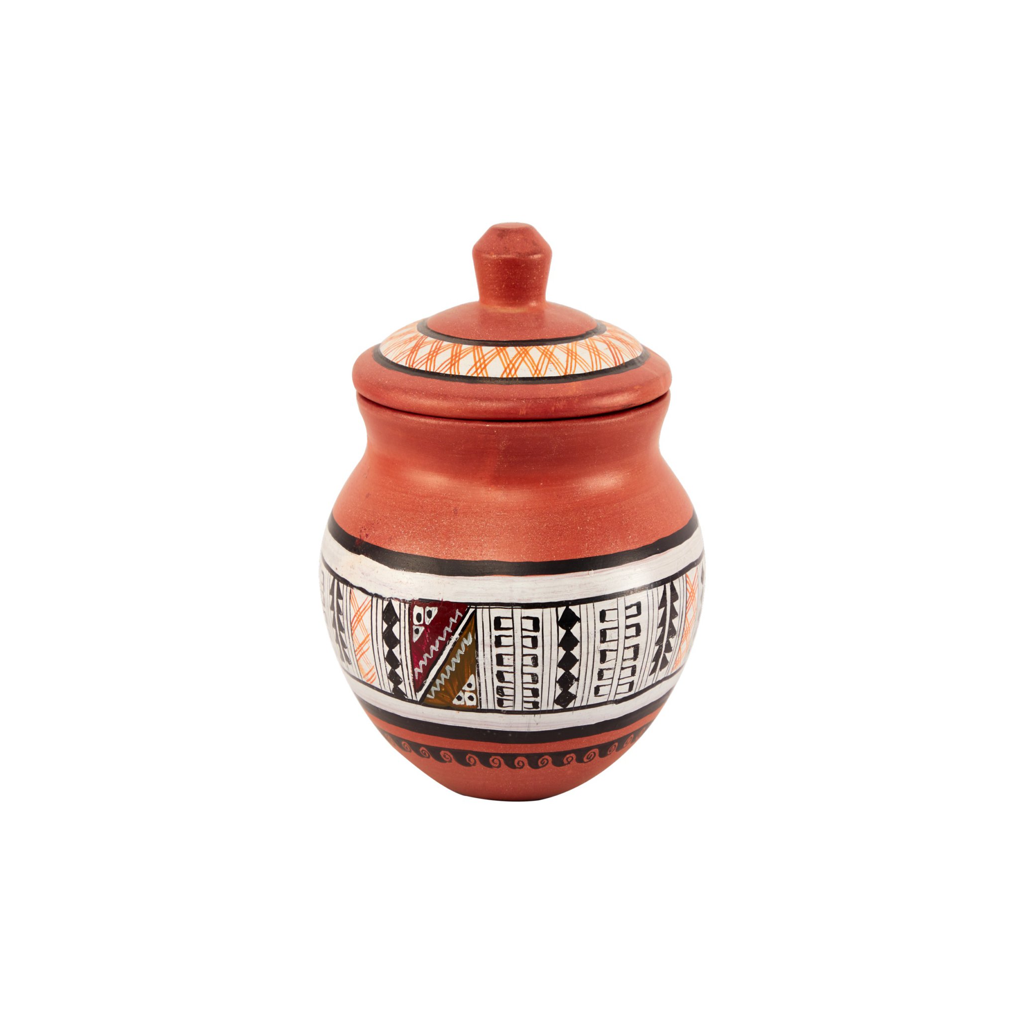 Earthen Clay Curd Pot with Cap | ECO Friendly Clay Products | Mitticool