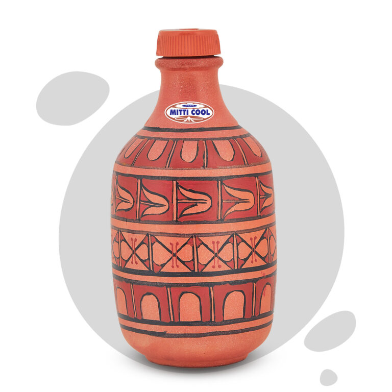 Clay Water Bottle 600 ml - Mitticool