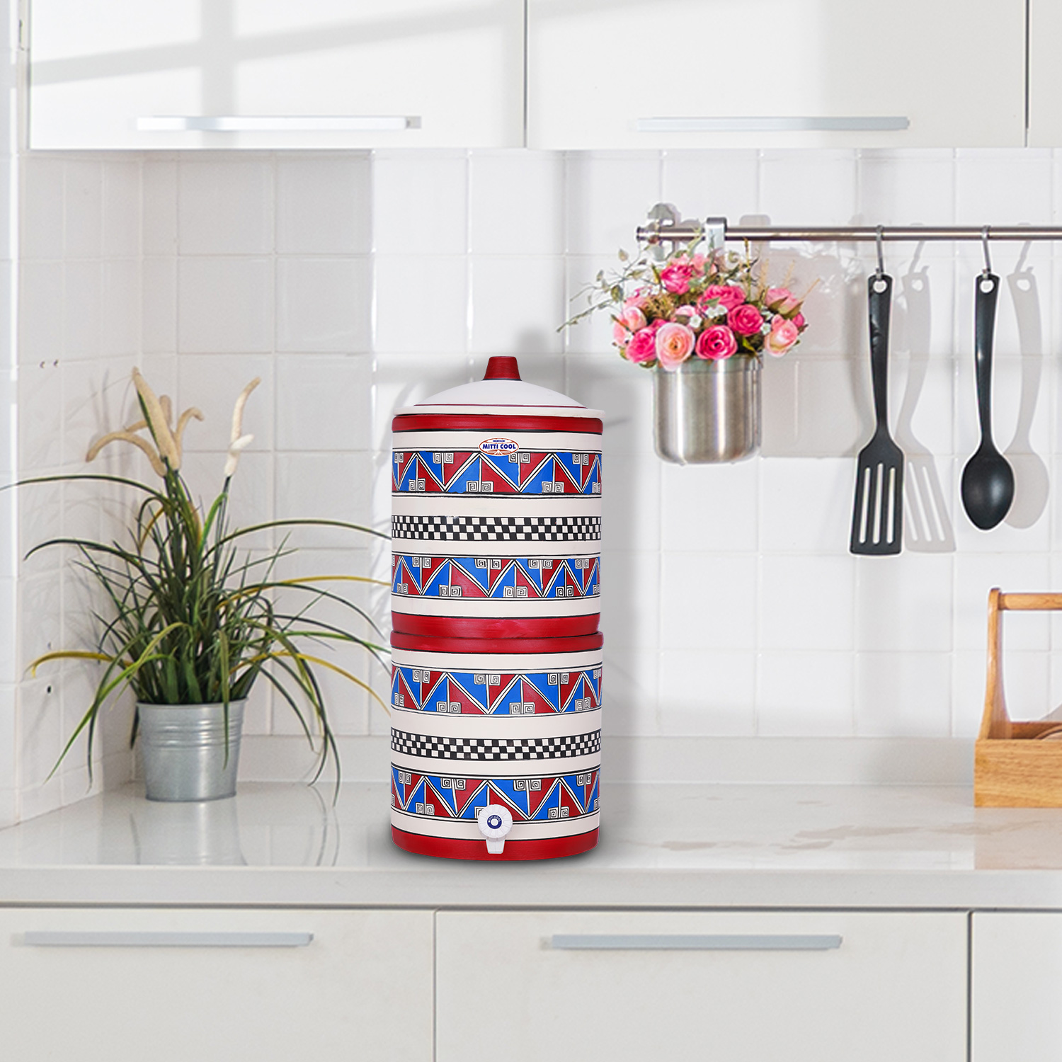 Clay Water Filter 20 liter (Triple-Border) – Mitticool