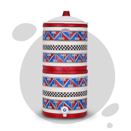 Clay Water Filter 20 liter (Triple-Border) | Mitticool
