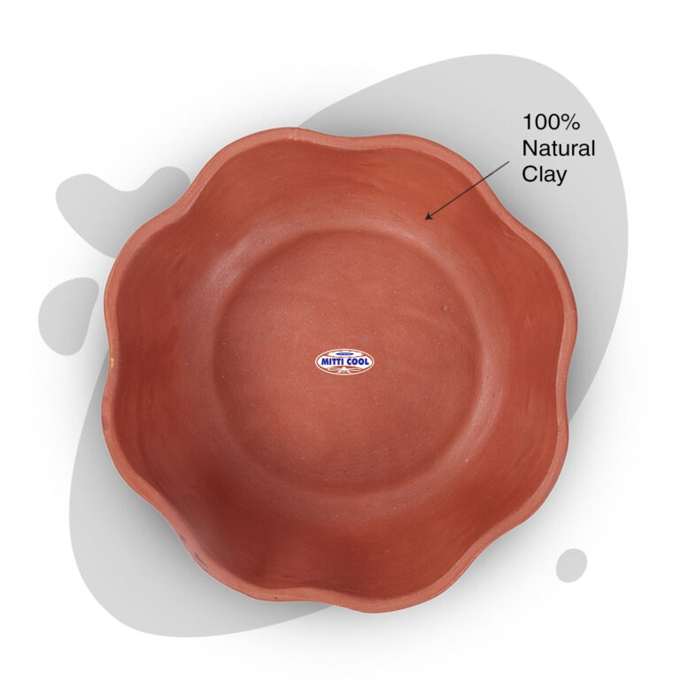 Clay Flower Bowl 1.3 Liter - Mitticool