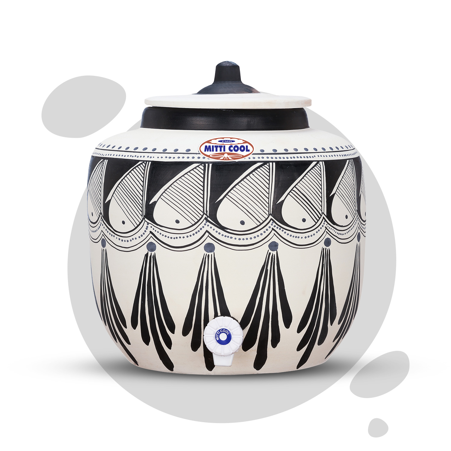 Clay Water Pot 12 Litres - Mitticool