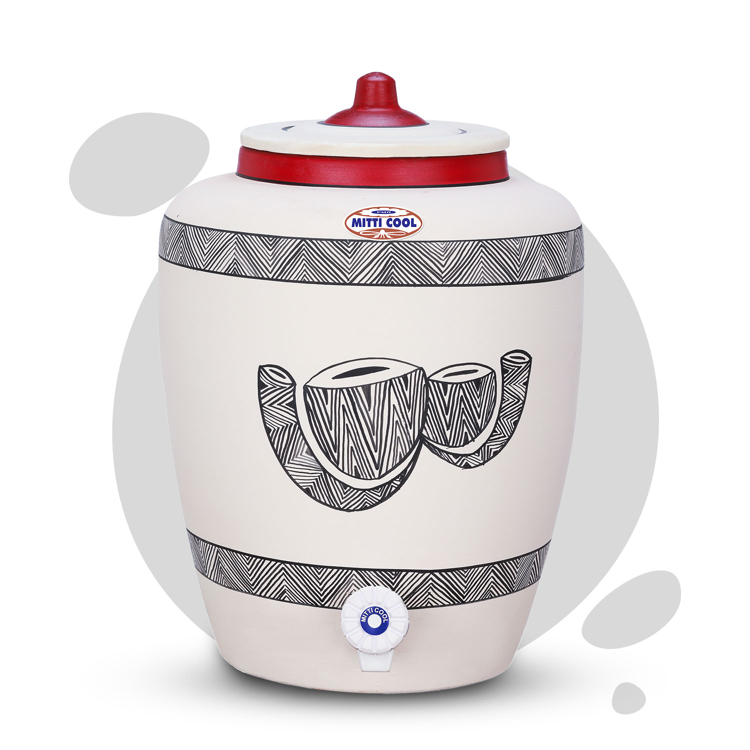 Earthen Clay Water Pot (17 Litres) | Buy Online Clay Products | Best ...